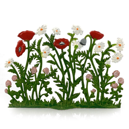 Pewter Standing Summer Flowers