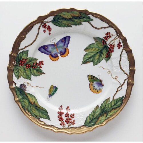 Anna Weatherley Wildberry Red Dinner Plate