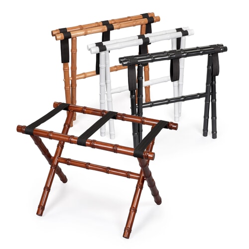 Bamboo Luggage Racks