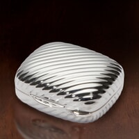 Fluted Cushion Pill Box