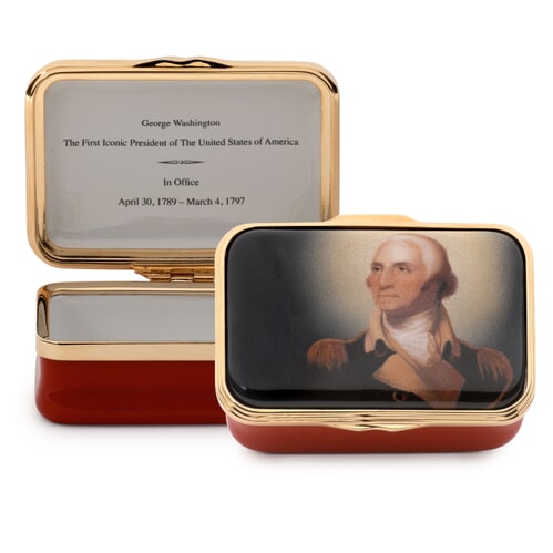 Halcyon Days George Washington Box