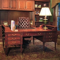 Mahogany Presidential George Washington Desk