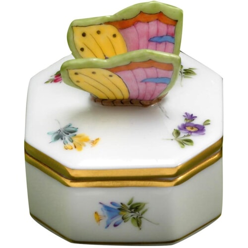 Herend Kimberly Box with Butterfly
