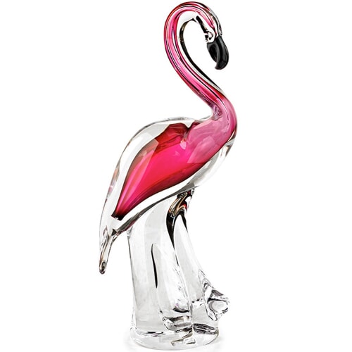 Crystal Flamingo Sculptures