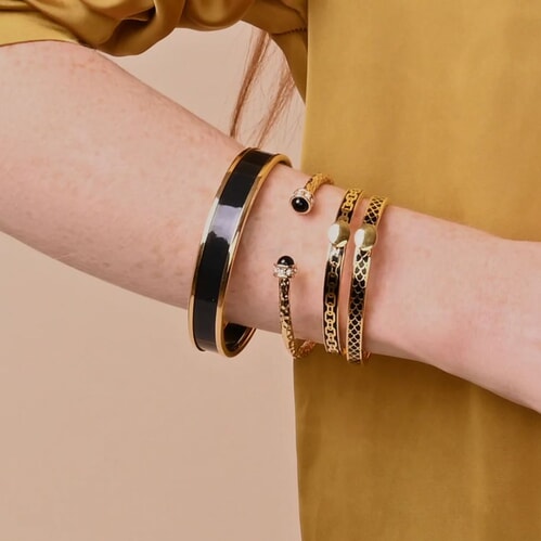 Halcyon Days Hammered Torque Bangles