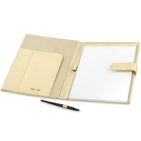 Ivory Leather A4 Portfolio