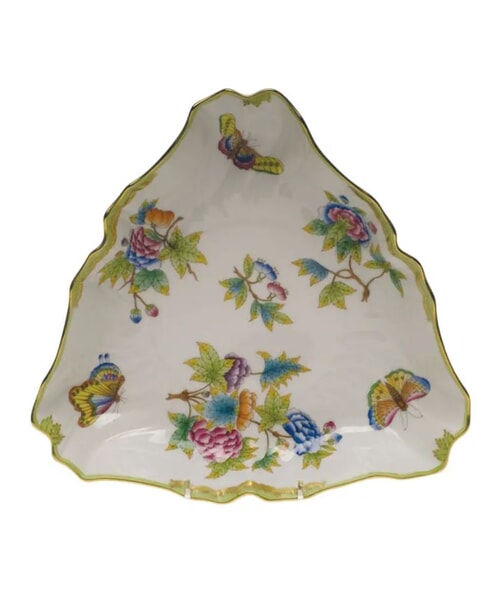 Herend Old Victoria Triangular Dish